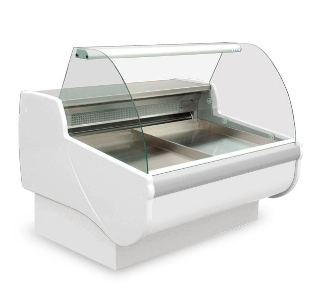 46"D Fresh Fish Case, Curved Glass - BSCFID – Igloo Food Equipment