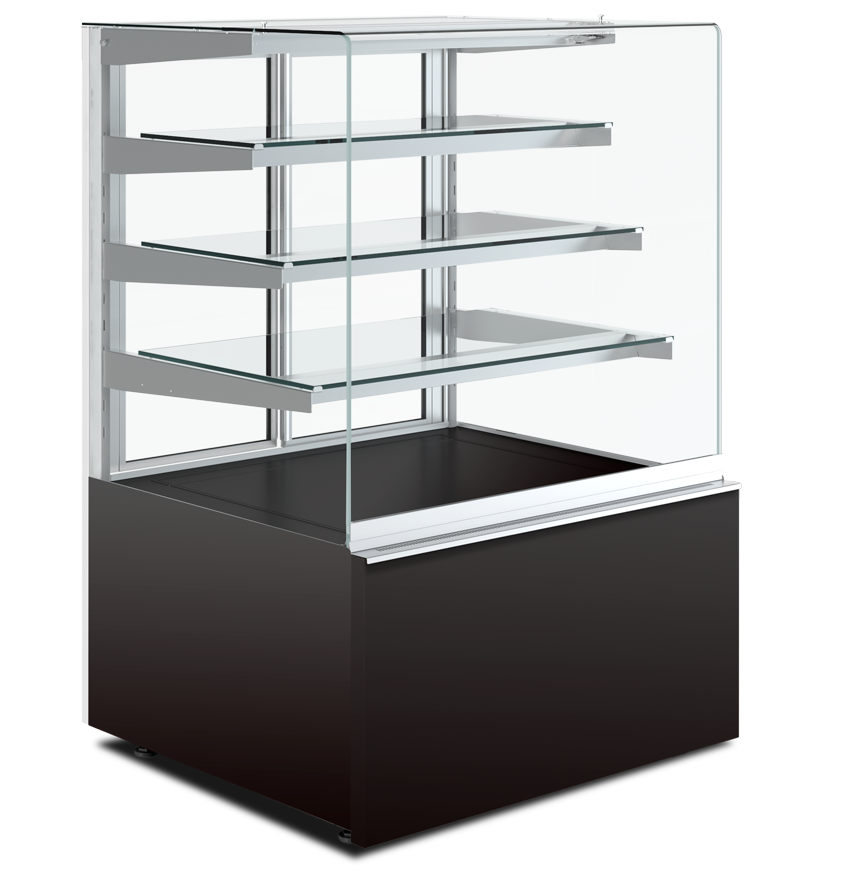 Cube Dry Pastry Case, 3 Shelf, Openable Front Glass - C2UDHP – Igloo ...