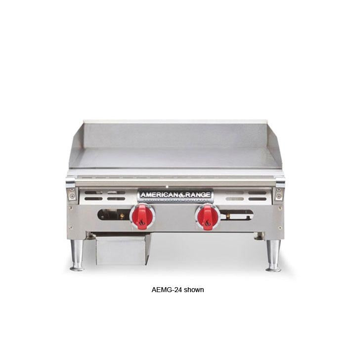 24" Counter-top Thermostatic Griddle - AETG-24-XT – Igloo Food Equipment
