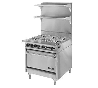 Medallion 34" 6 Open Burners, Convection Oven - HD34-6-1C – Igloo Food ...