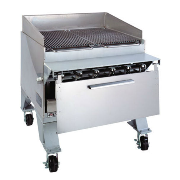 High Performance Heavy Duty Floor Model Radiant Gas Char Broiler - 1255 ...