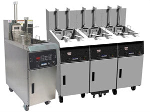 Square-vat Banked Fryer - 2042 – Igloo Food Equipment