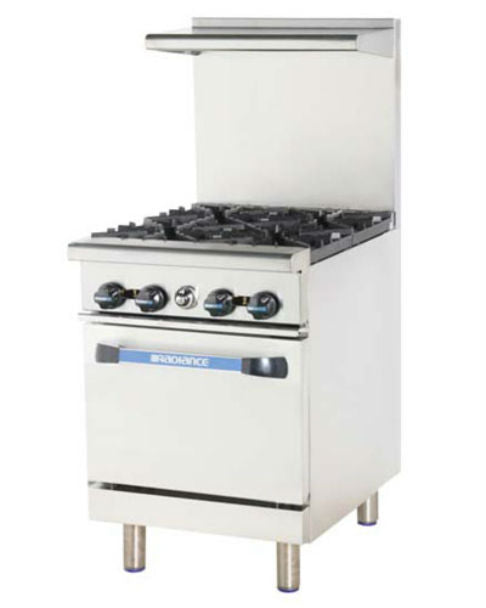 24" Heavy Duty Restaurant Range - TAR-4 – Igloo Food Equipment