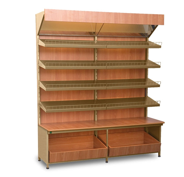 Bread Wall Shelf Unit with Bottom Case - BDWTP3 – Igloo Food Equipment