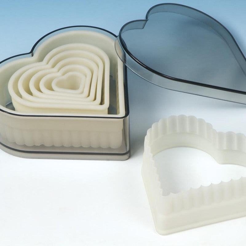Fat Daddio's CKC-2064 | 7 PCS, HEART - FLUTED, NYLON CUTTER SET - CKC ...
